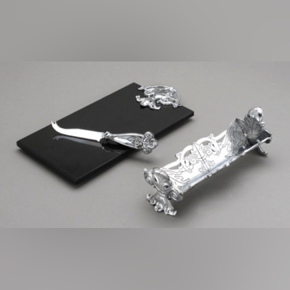 Arthur Court | Dining | Arthur Court Cheese Cracker Tray 3 Pc Set Nib ...